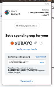 How to choose Metamask Custom Spending Cap